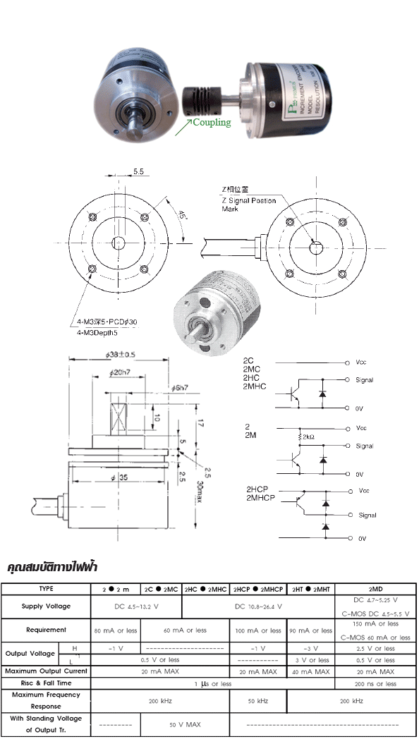 PRODUCT Increment Encoder : บริษัท ไพรมัส จำกัด | Primus Company Limited