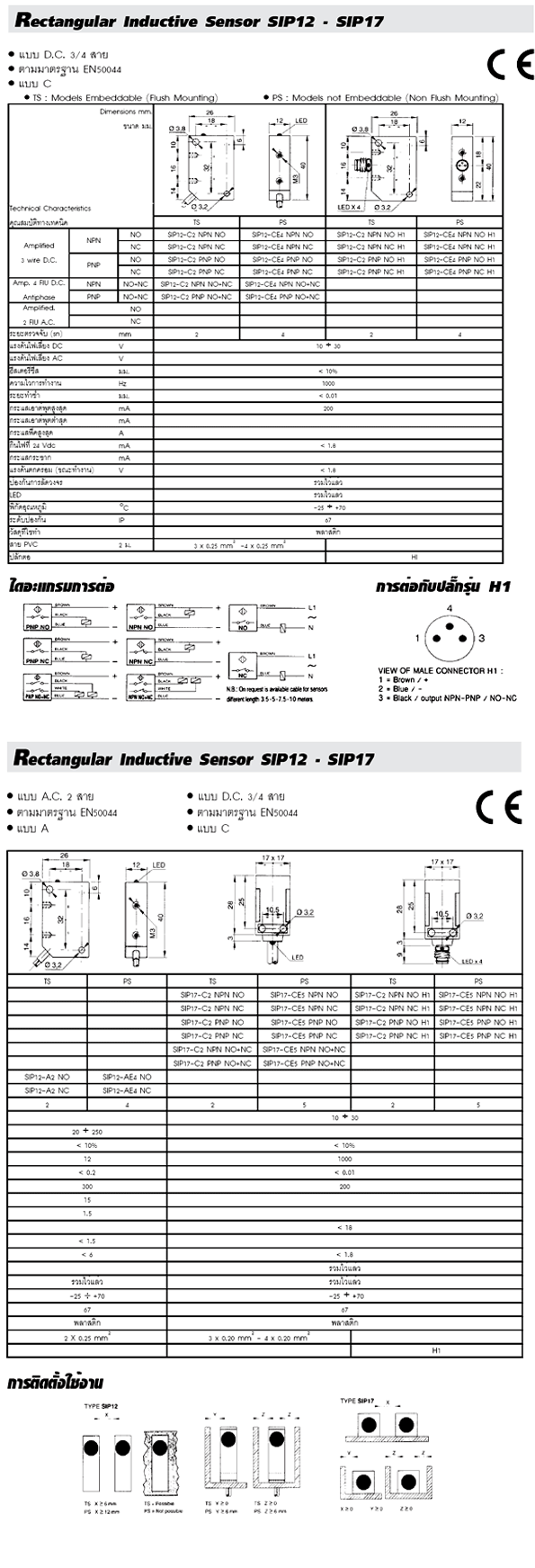 PRODUCT Rectangular Inductive Sensor : บริษัท ไพรมัส จำกัด | Primus ...