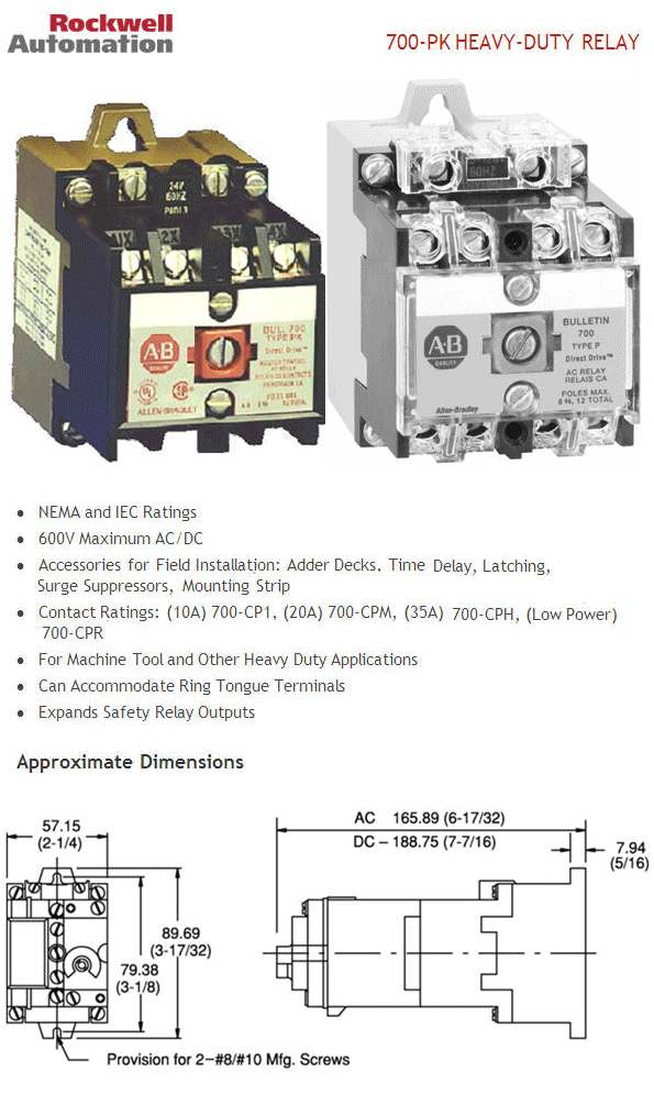 PRODUCT Heavy-Duty Relay : บริษัท ร็อกเวล ออโตเมชั่น จำกัด | Rockwell ...