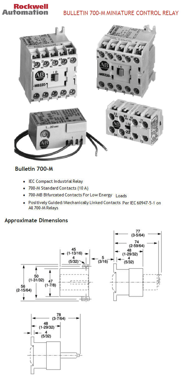 PRODUCT Miniature Control Relay : บริษัท ร็อกเวล ออโตเมชั่น จำกัด ...
