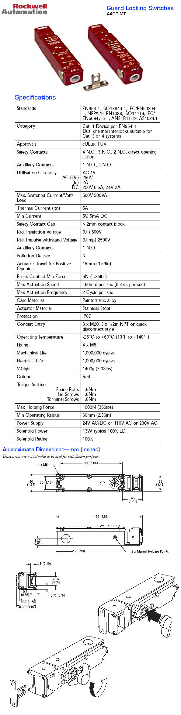 PRODUCT Guard Locking Switches : บริษัท ร็อกเวล ออโตเมชั่น จำกัด ...