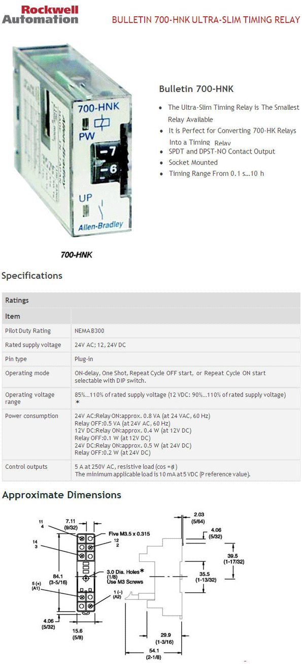 PRODUCT Ultra-Slim Timer : บริษัท ร็อกเวล ออโตเมชั่น จำกัด | Rockwell ...