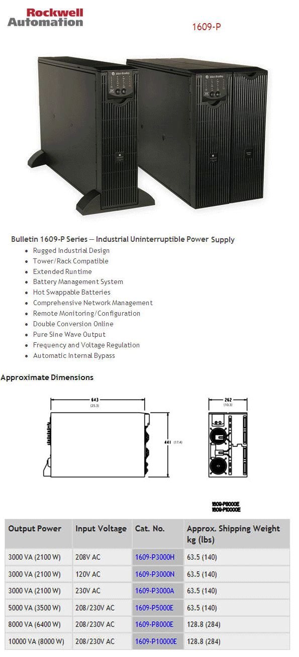PRODUCT Uninterruptible Power Supply (UPS) : บริษัท ร็อกเวล ออโตเมชั่น ...