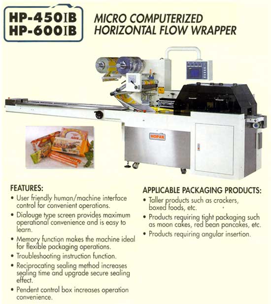 PRODUCT Micro Computerized Horizontal Flow Wrapper : บริษัท กู๊ดไทม์ ...