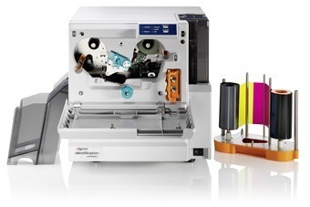 PRODUCT เครื่องพิมพ์บัตร สำหรับการพิมพ์สี่สีสองด้าน DCP 360i Direct Card Double-sided, edge-to ...