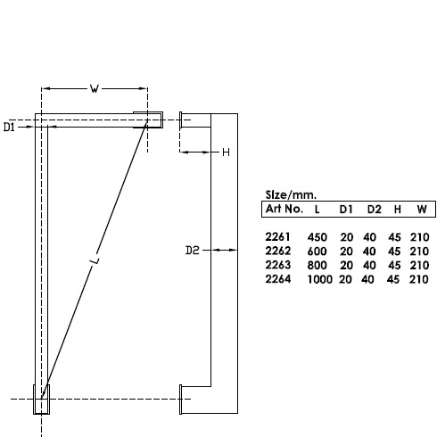 PRODUCT HD162 Pull Handle : บริษัท วี คิวบ์ จำกัด | V-Cube Co.,Ltd.