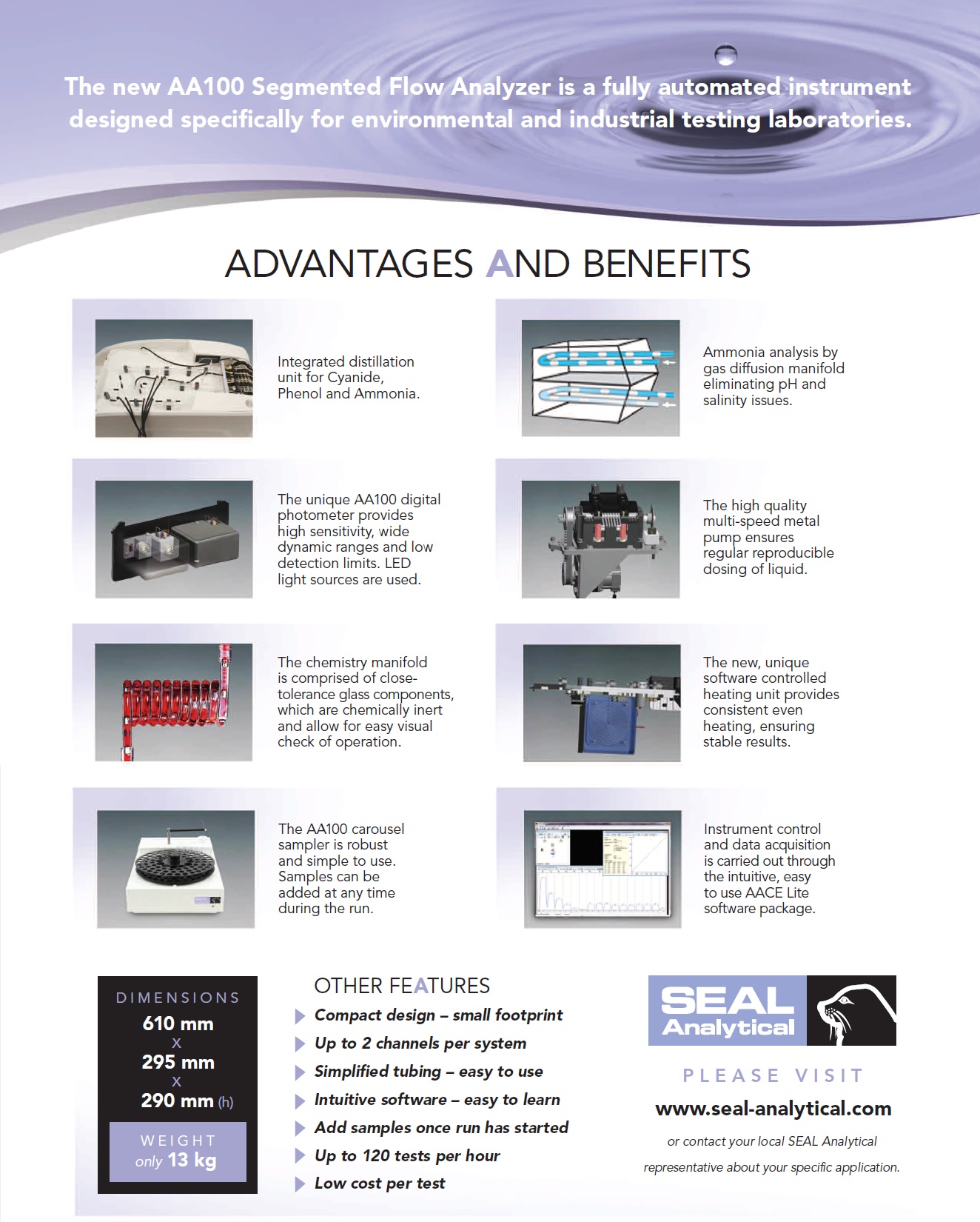 PRODUCT AutoAnalyzer AA100 : บริษัท ไทยยูนีค จำกัด | Thai Unique Co., Ltd