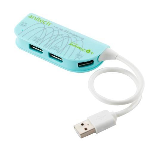 PRODUCT Anitech High-Speed USB 2.0 Hub 4 ports B309 -GR : Zeer Online ...